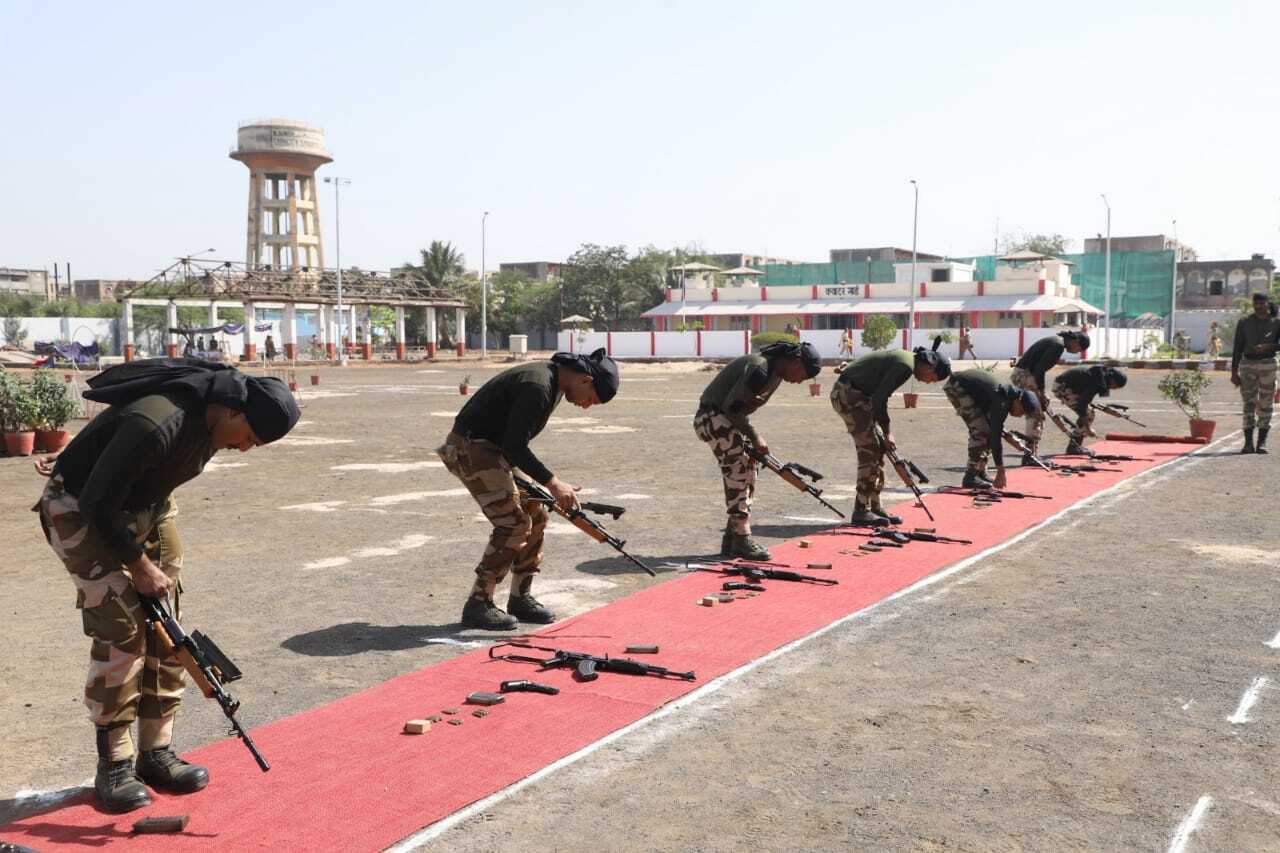 DPT Kandla celebrated 52nd CISF Raising Day ceremonial Parade on 10th ...