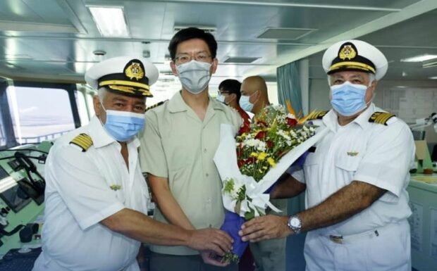 Captain Of Evergreen’s Mega-Container Ship Felicitated After Vessel ...