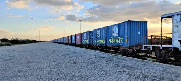 CONCOR dispatches 1st maiden rake from its CFS in Mundra to Dadri, a ...