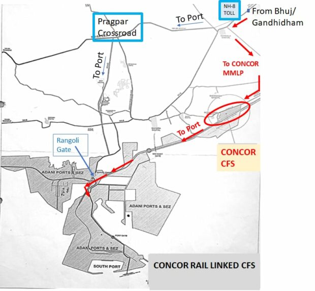 CONCOR dispatches 1st maiden rake from its CFS in Mundra to Dadri, a ...