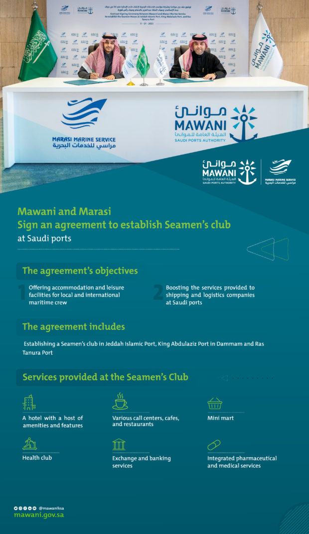 Mawani and Marasi to establish Seamen’s Club at Saudi Ports - India ...