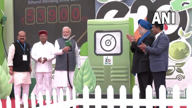 PM inaugurated India Energy Week (IEW) 2023, launched E20 Fuel & flags off Green Mobility Rally ...