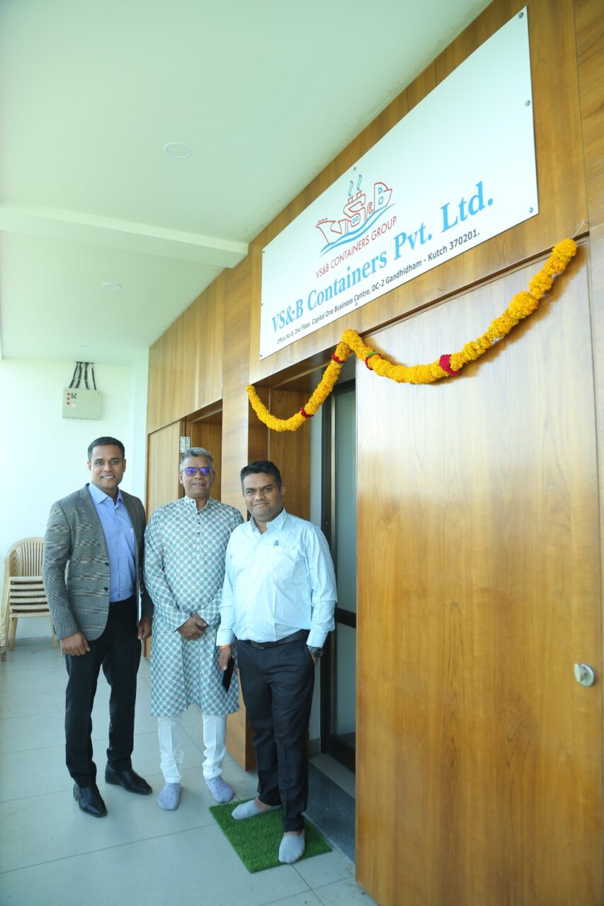 VS & B Containers Group opens New Branch Office at Gandhidham - India Shipping News