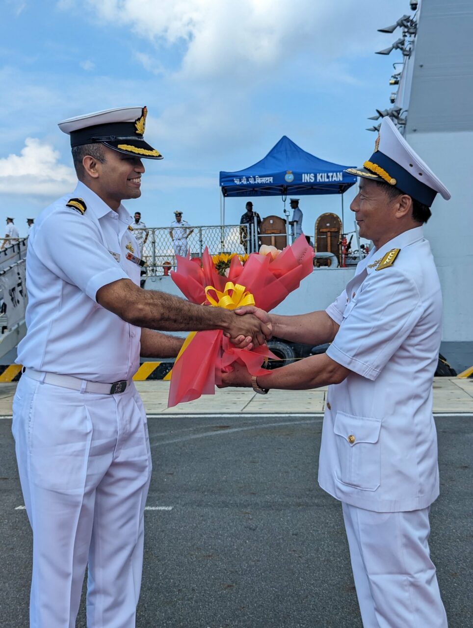 Indian naval ship Kiltan visit to Cam Ranh Bay, Vietnam - India ...