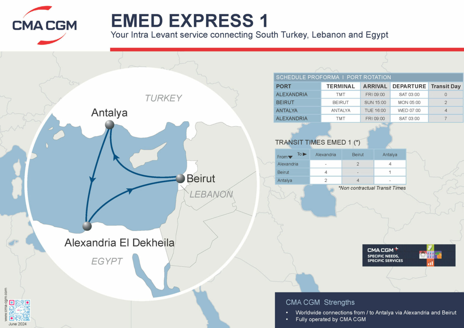 CMA CGM launches new Türkiye-Egypt-Lebanon service - India Shipping News