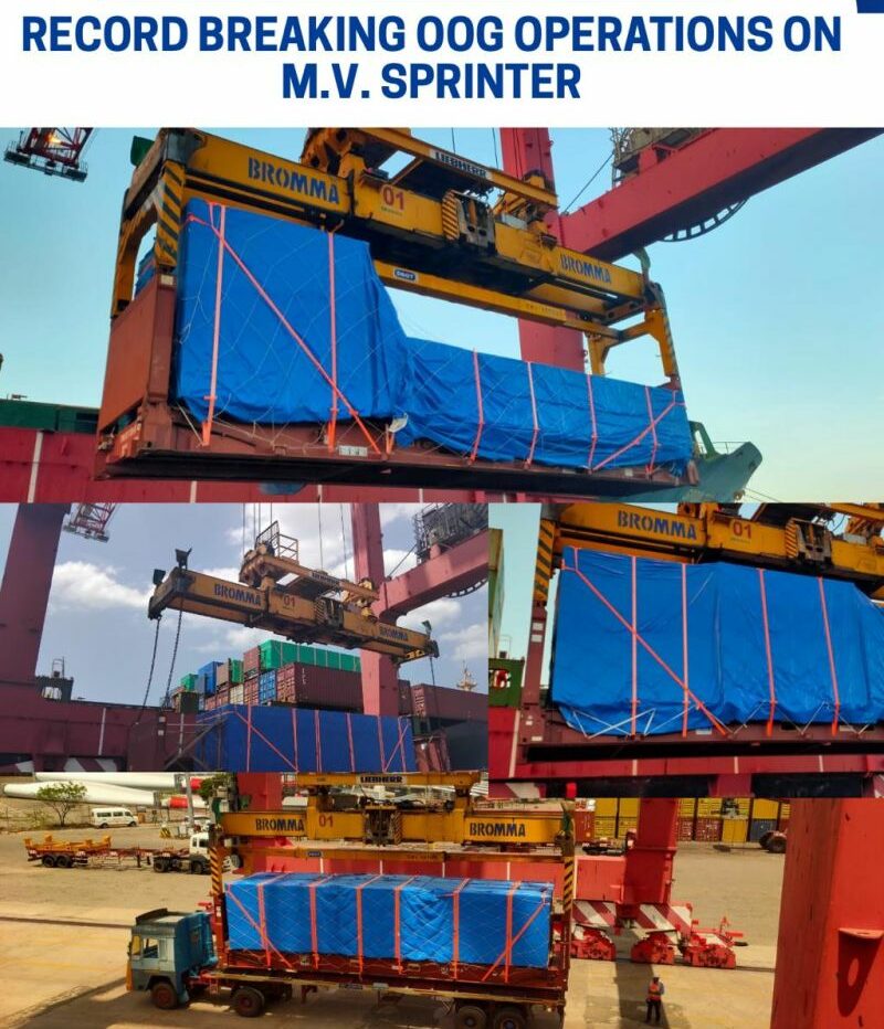 DBGT sets new record with handling of 168 OOG TEUs in a single day at ...