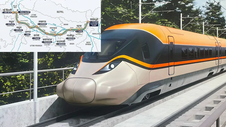 Delhi–Siliguri Bullet Train announced: Via Lucknow, Varanasi and Patna ...